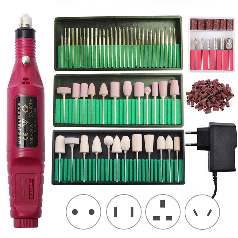 1Set Elektrische Nail Boor Machine Manicure Boor M... – Grandado