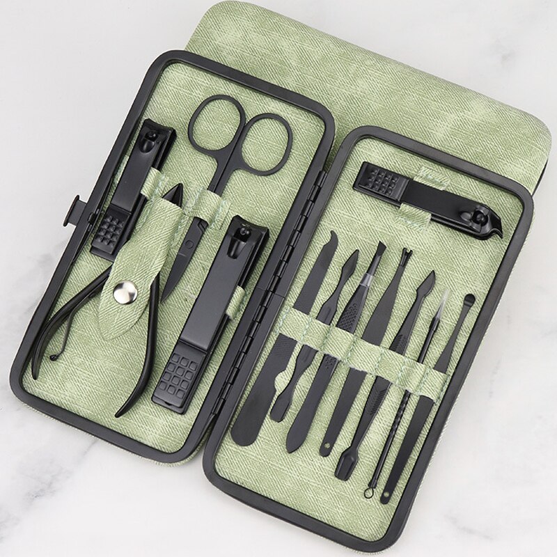12 Stks/set Manicure Nagelknipper Pedicure Set Dra... – Grandado