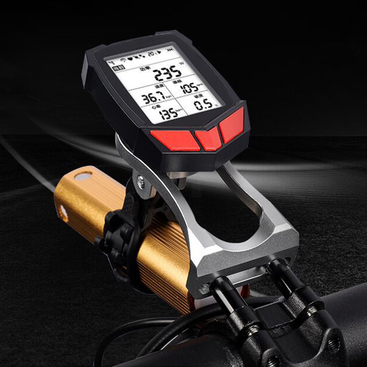 Fiets Stem Extension Computer Mount Bike Kilometer... – Vicedeal