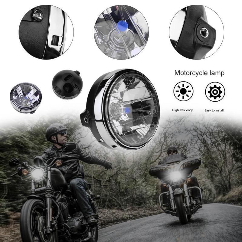 35W Runde Motorrad Halogen Scheinwerfer Montage Kr... – Grandado