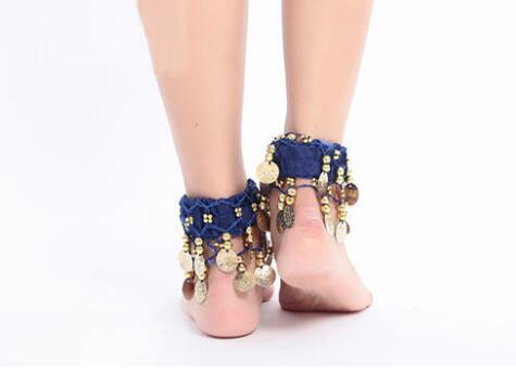 5 pairs = 10 pieces Belly Dance Anklet Accessories... – Grandado