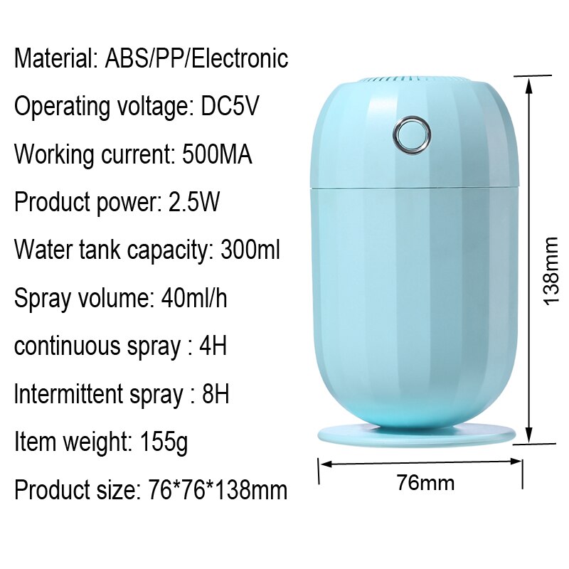 Car air freshener Q1 Humidifier USB Mini Ultrasoni... – Vicedeal