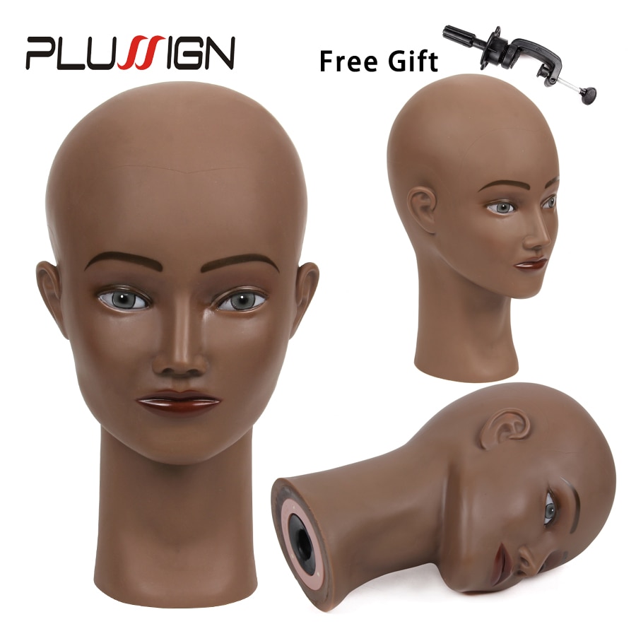 Plussign Cosmetology Bald Mannequin Heads With Tab... – Vicedeal