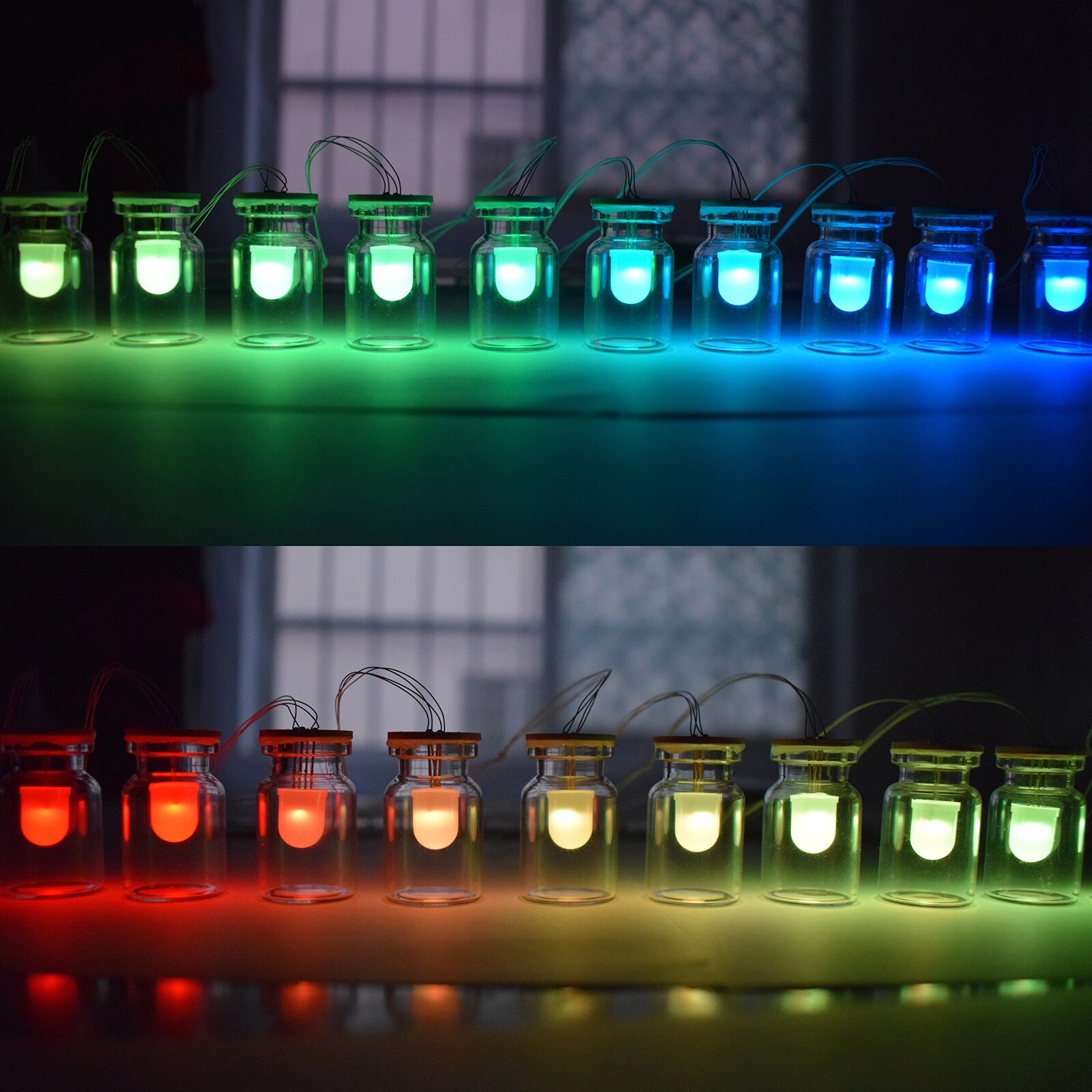 RGB Rainbow Color Floating LED Aurora Glass Simula... – Grandado