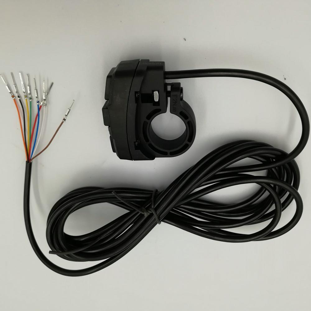 Frontlight+Horn/Cruise+Turning Light Switch dk336 Scooters Electric Bicycle Intelligent Mountain ...
