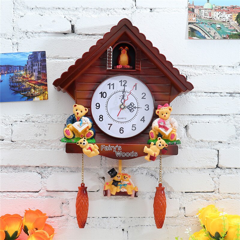 Vintage Cuckoo Clock Living Room Wall Clock Bird C... – Grandado