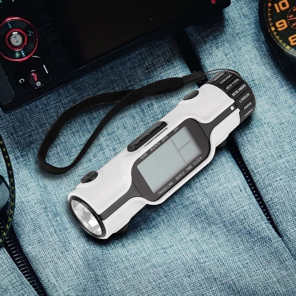 Multifunction LCD Display Digital Flashlight Clock... – Grandado