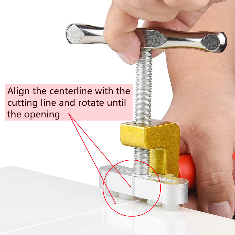 2 in 1 Glass Ceramic Tile Cutter with Knife Wheel ... – Grandado