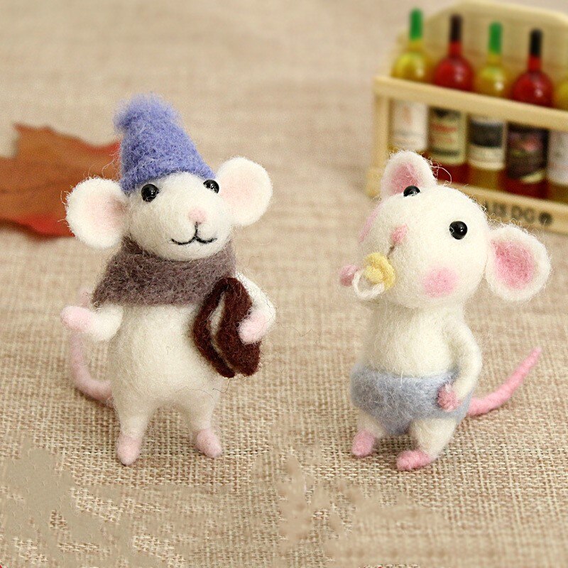 1PC Girls Children Lovely Mouse Handmade Animal To... – Grandado