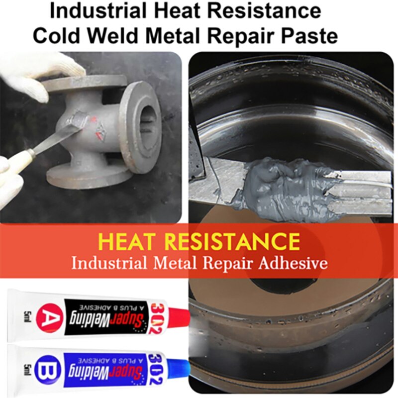 2pcs Metal Repair Gel Heat Resistance Cold Weld A&... – Grandado