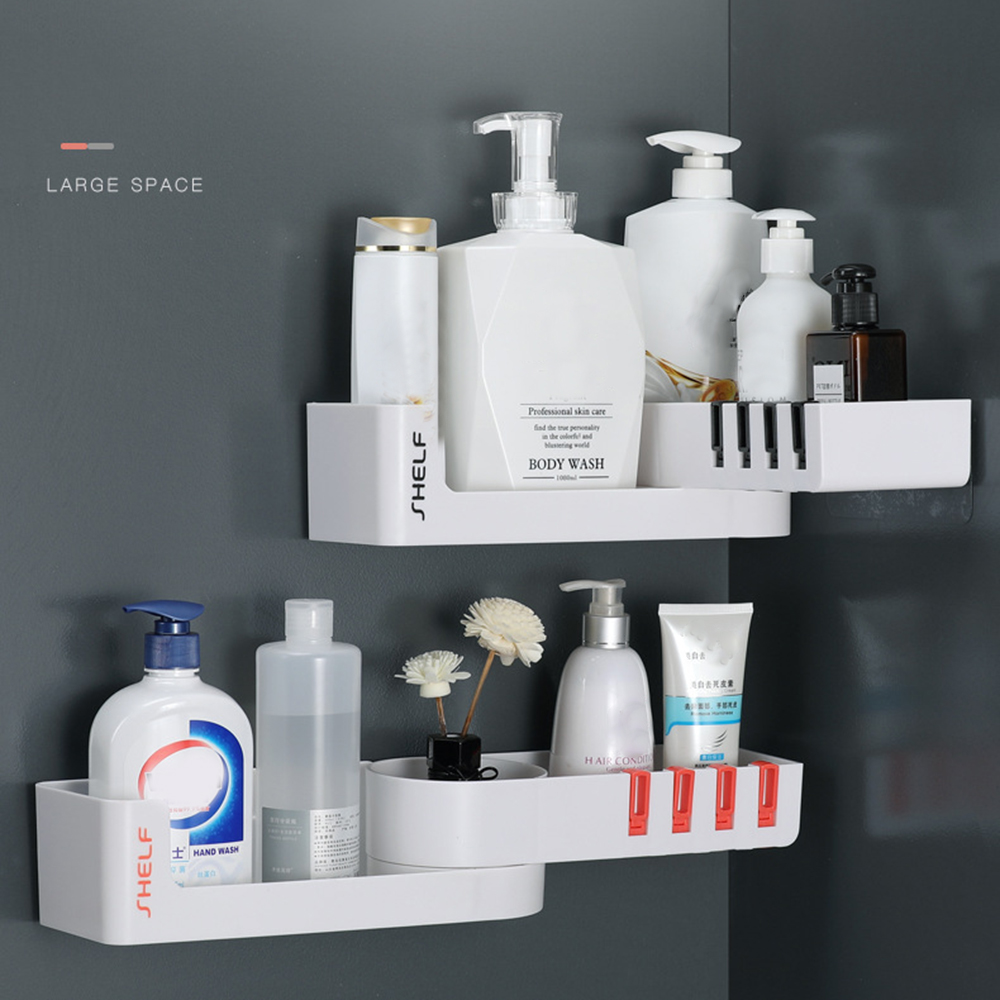 Corner Shower Shelf Bathroom Shampoo Shower Shelf ... – Vicedeal