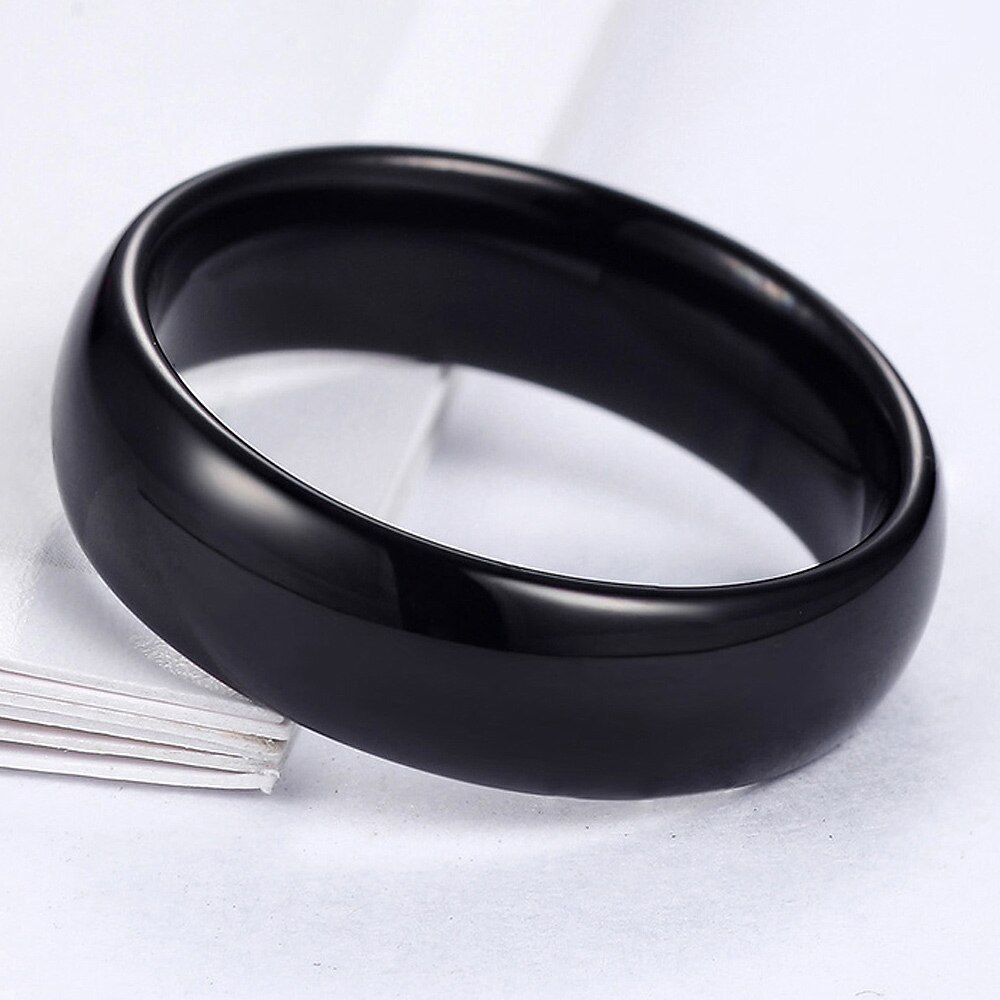 RFID 125kHz or 13.56MHz Black ceramic ring smart r... – Grandado