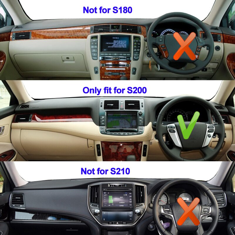 Car Auto Inner Dashboard Cover Dash Mat Cape Carpe... – Grandado