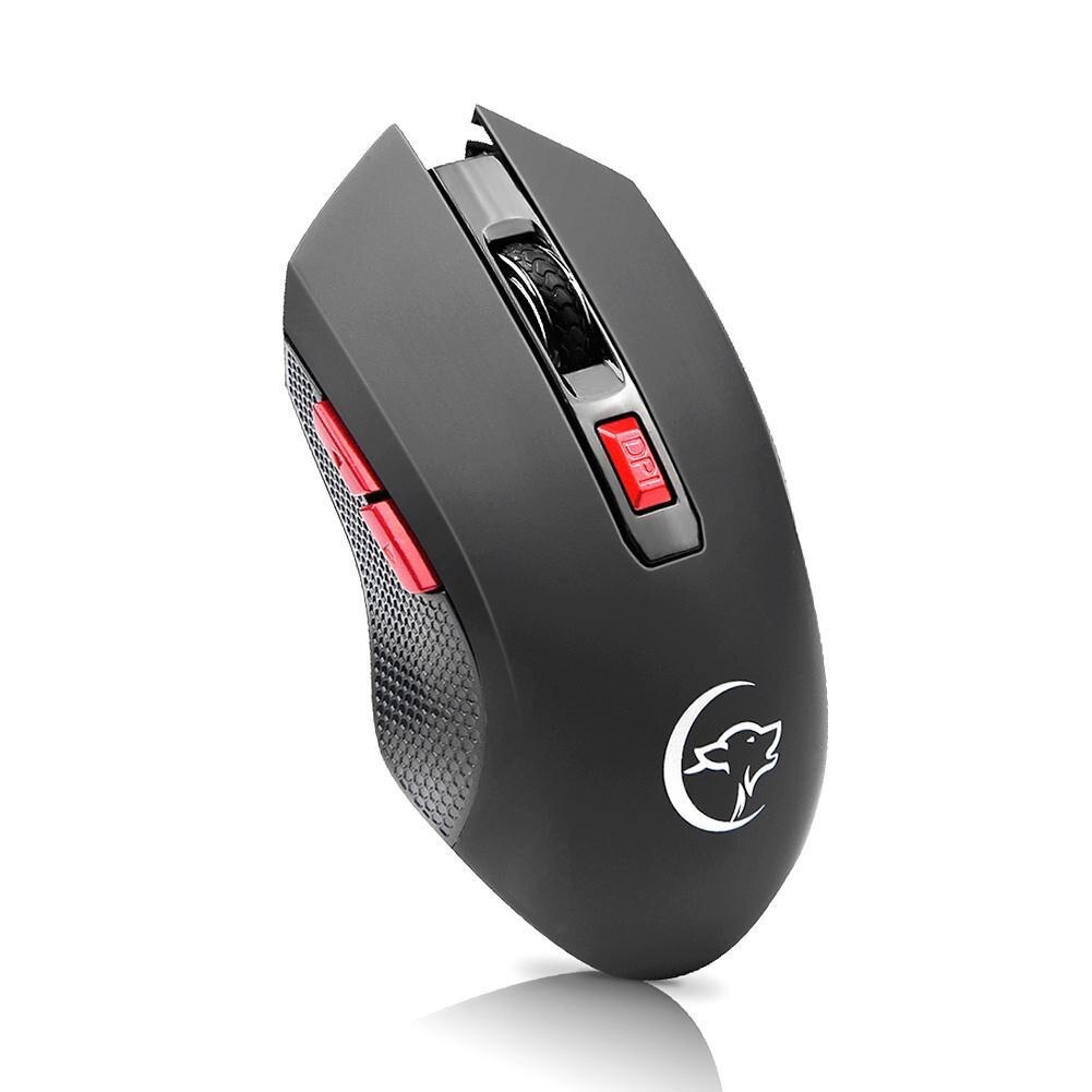 2.4g sem fio gaming mouse 2400dpi 6 botões de rato... – Grandado