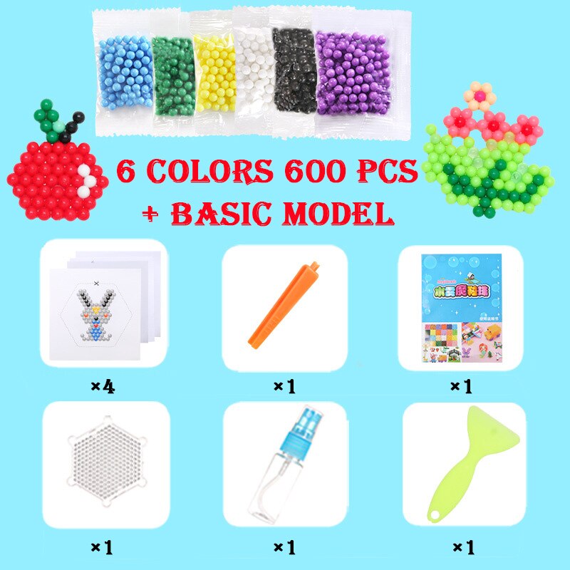 36 Colors 11000 Pcs Water Beads Spray Perler Aqua ... – Vicedeal