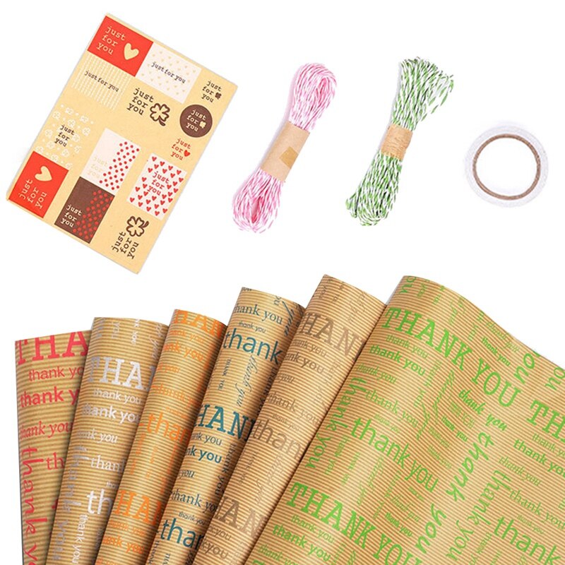 6 Pcs Verpackung Papier Blätter, für Thanksgiving ... – Grandado