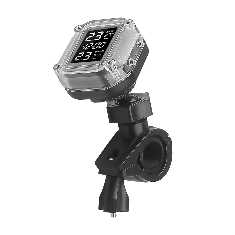 LCD Motorrad TPMS Reifen Druck Monitor System Mit USB Externe Sensoren ...