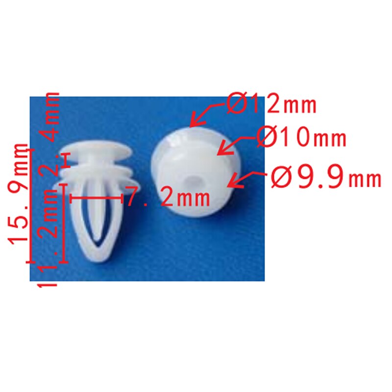 100x Oem Voor Opel Außenspiegel Rand Clips- Klips ... – Grandado