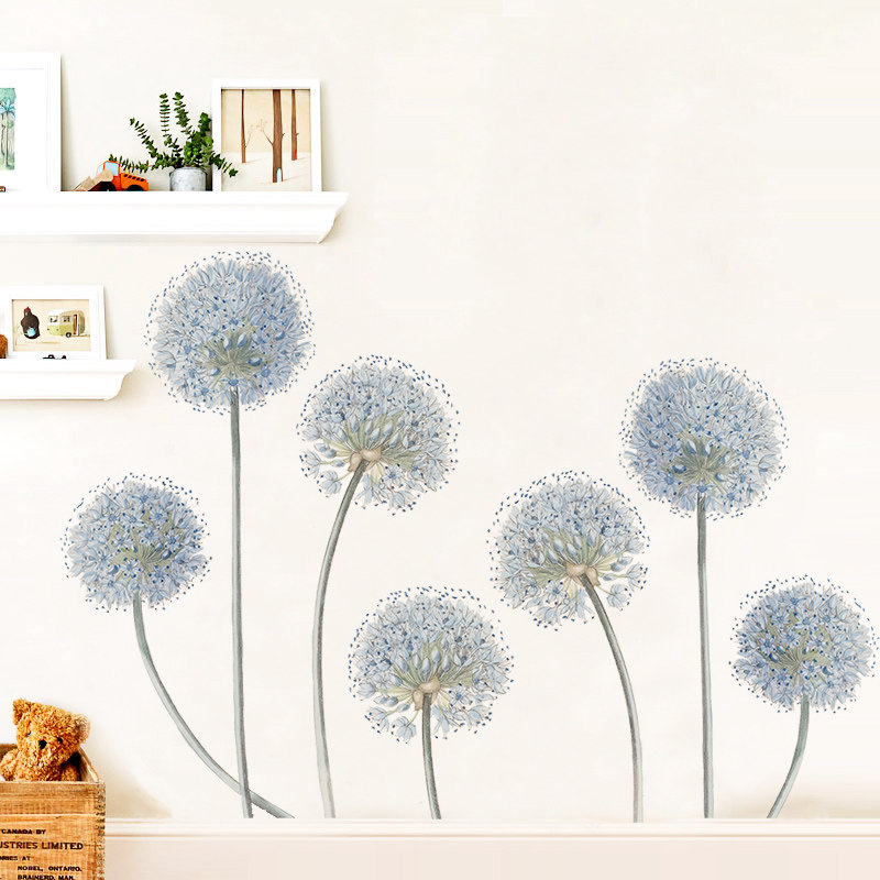 120X70 CM Dandelion wall Stickers Flowers Home Dec... – Vicedeal