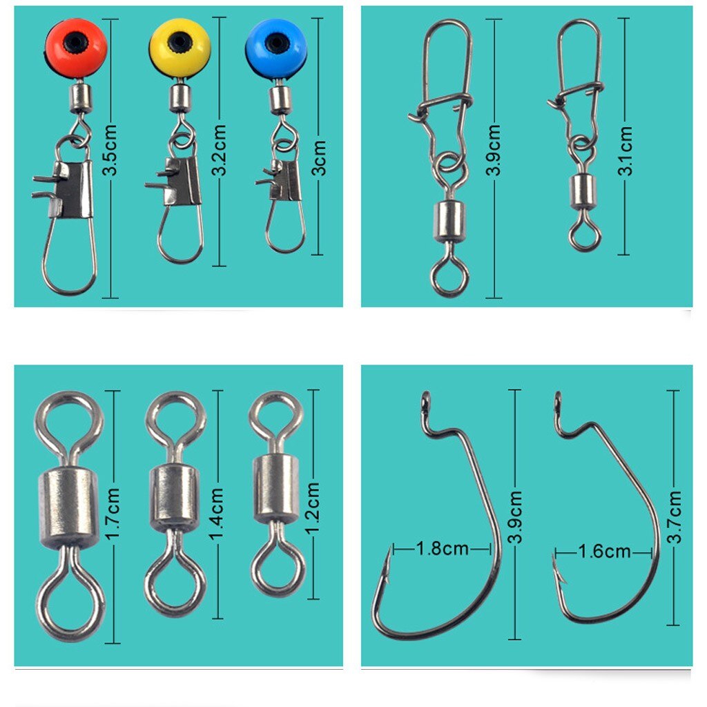 Fishing Bait Set Fishing Set Crank Hook Lead Penda... – Grandado