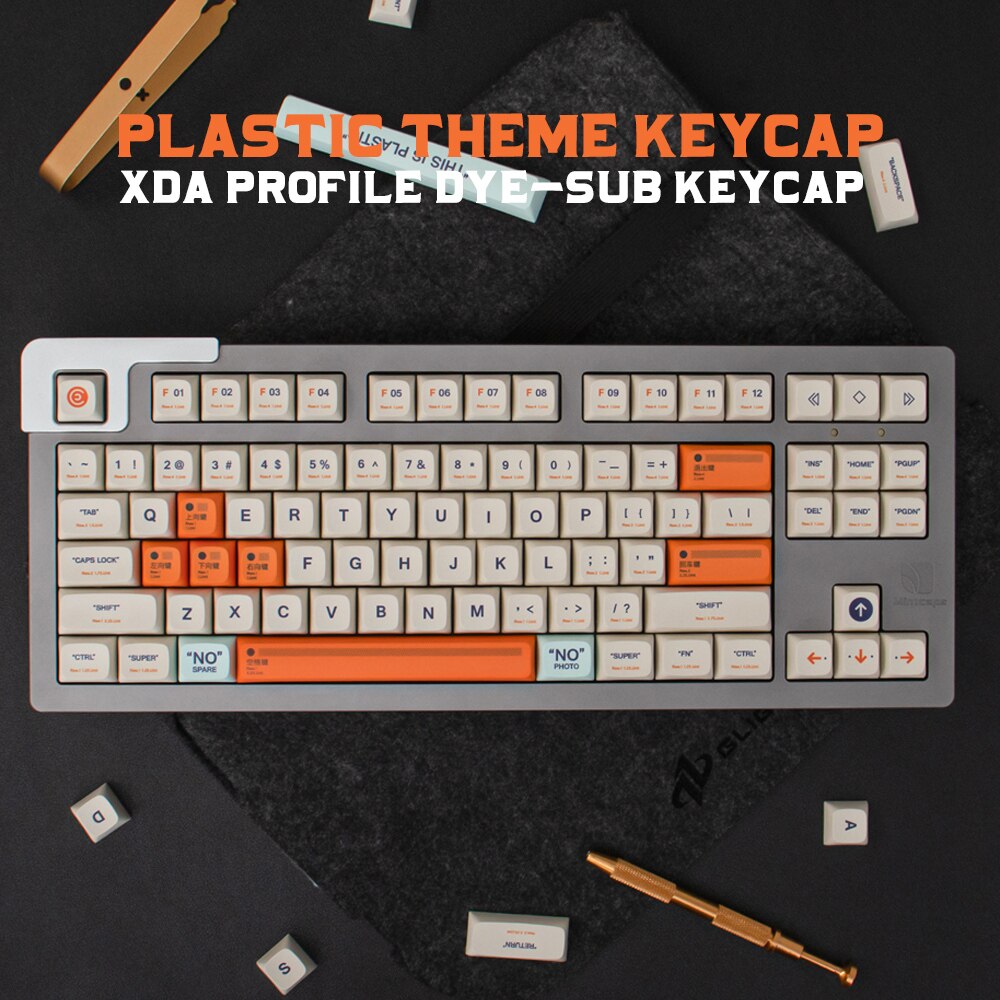 134 Keys Clones Plastic Theme Keycaps PBT XDA Prof... – Vicedeal