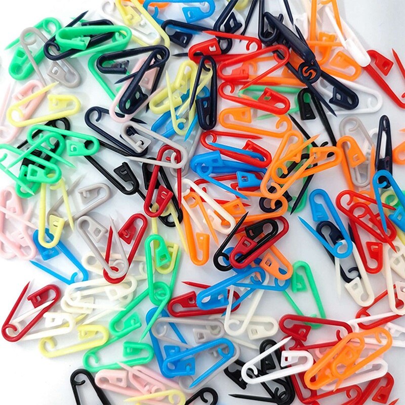 200PCS Color Plastic Safety Pin 2.3 Cm Black And W... – Grandado