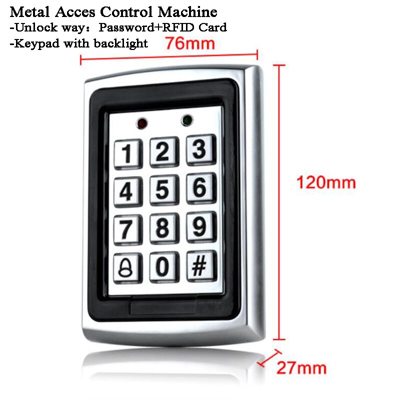 RFID Door lock Metal Keyboard/Backlight relay out ... – Vicedeal
