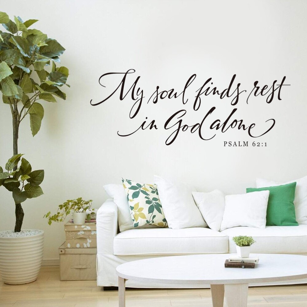 1PC Vinyl Bible Verse Removable Christian DIY Peel... – Vicedeal
