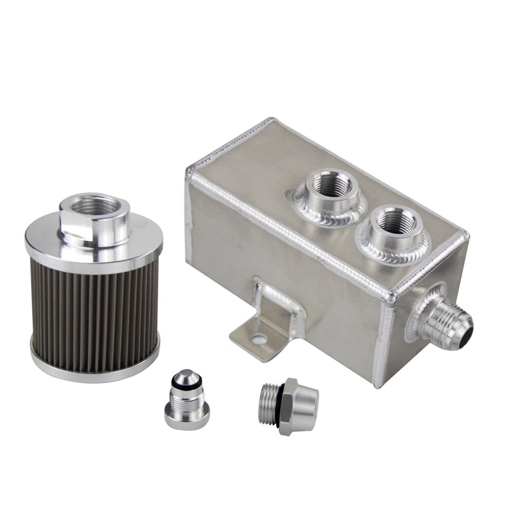 PQY - 1L Universal Car Aluminum Oil Catch Can Tank... – Vicedeal