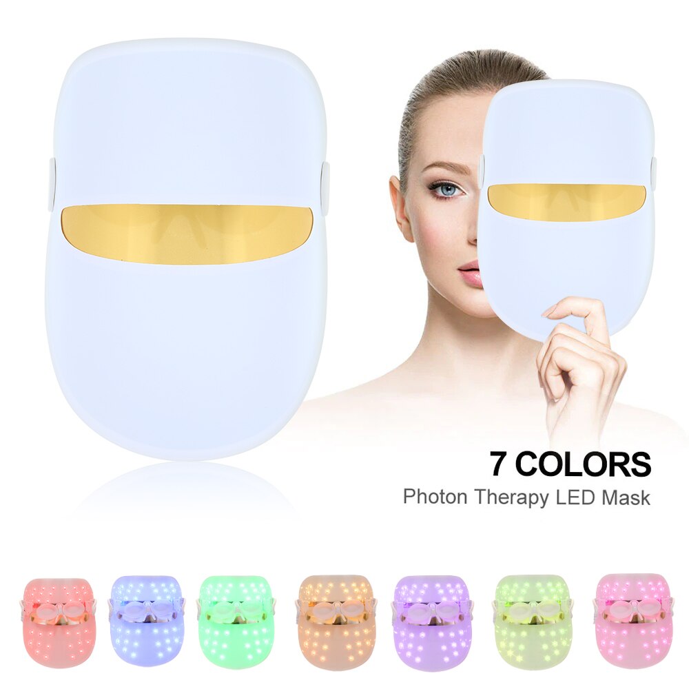7 Colors Light Therapy Facial Led Mask Facial Beau... – Grandado