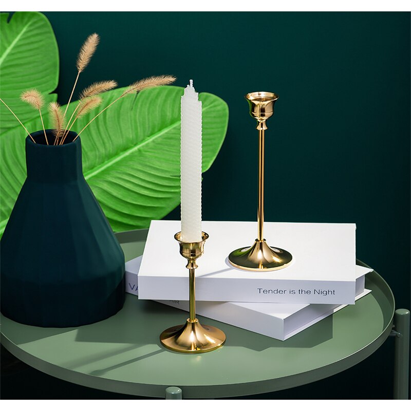 3Pcs/set Simple moments Retro Bronze Candle Holder... – Vicedeal