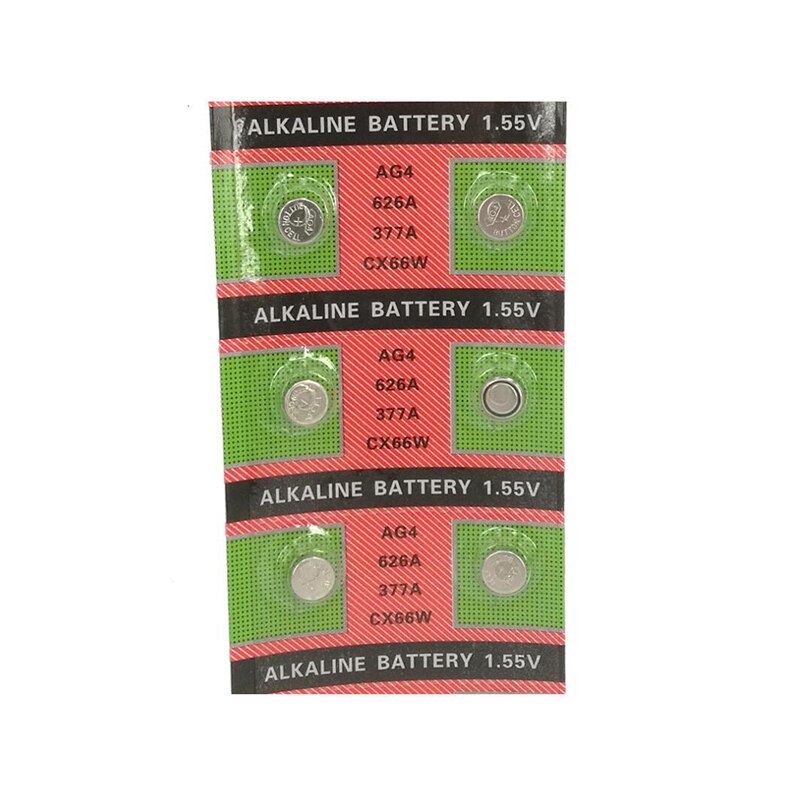 50Pcs Deah 1.55V AG4 LR626 377 Alkaline Cell Coin ... – Vicedeal