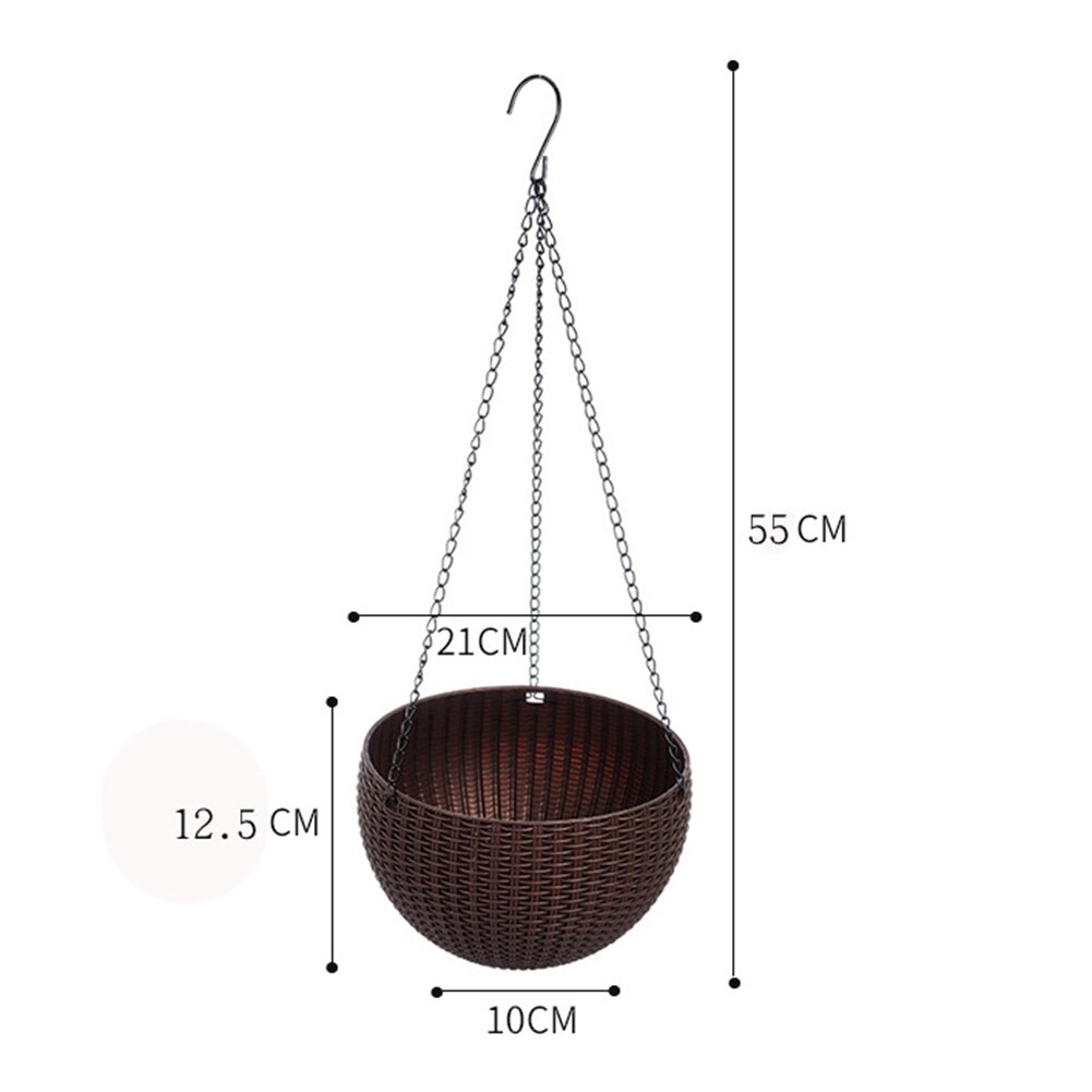 Plastic Bloem Mand Muur Opknoping Bloem Manden Pla... – Vicedeal