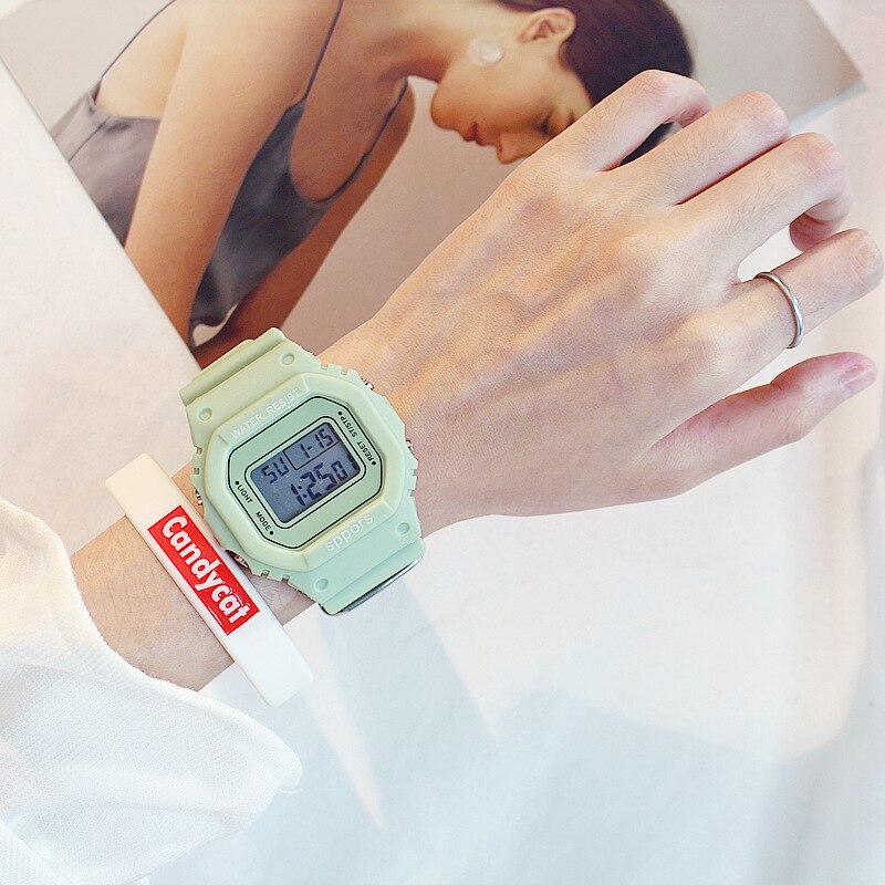 Women watches sport girl simple LED children stude... – Grandado