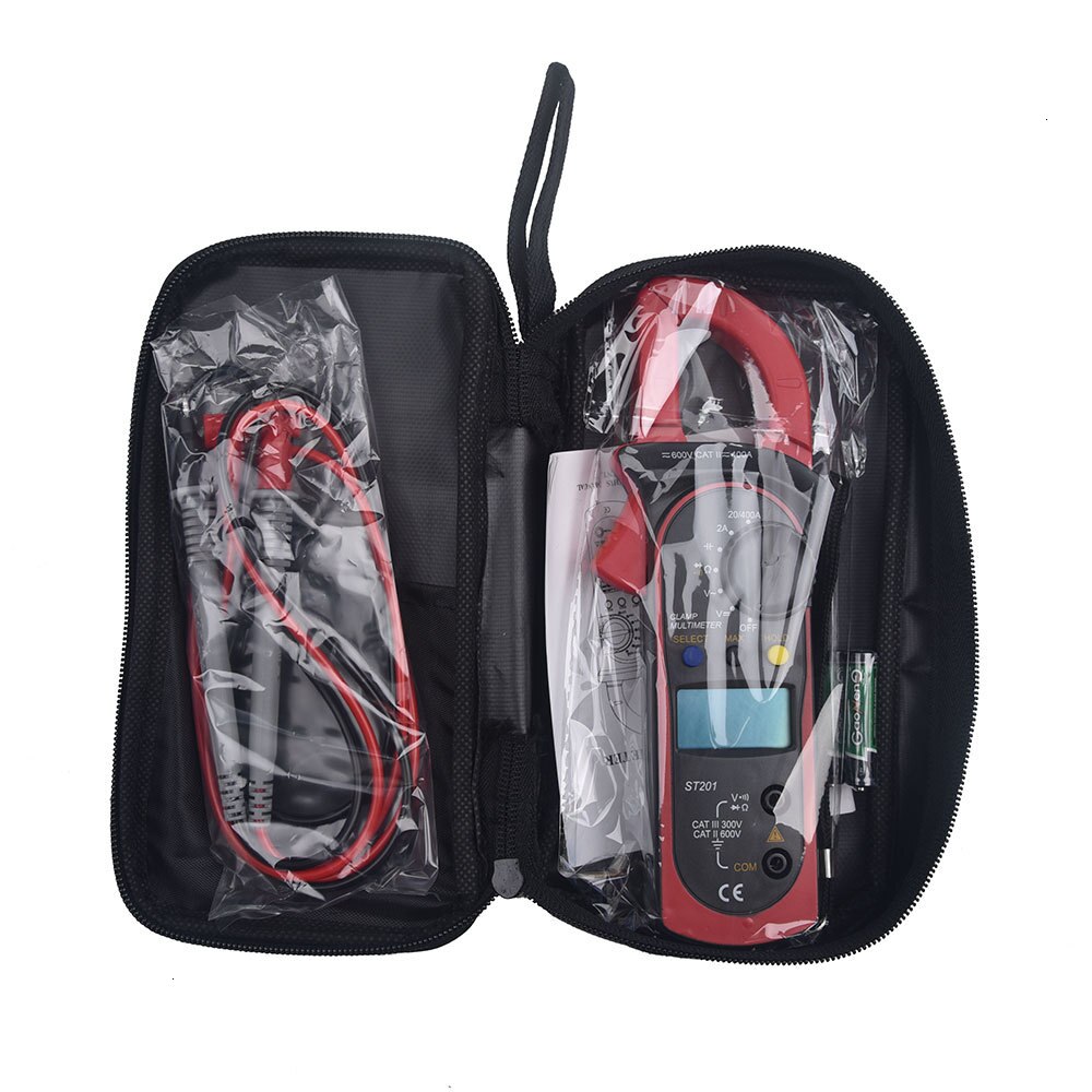 Automotive Digital Multimeter Clamp Meter Ammeter Transistor Tester ...
