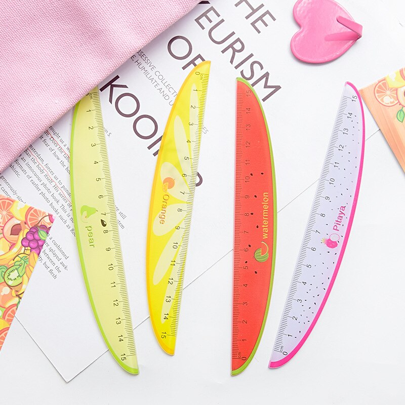15cm Fruit Plastic Ruler Cute Kawaii Watermelon Te... – Grandado