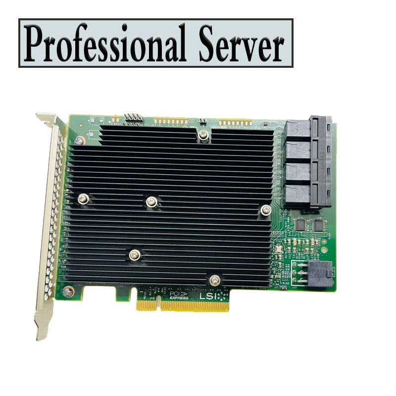 LSI SAS 9300-16i RAID Controller Card 12Gbps HBA B... – Grandado