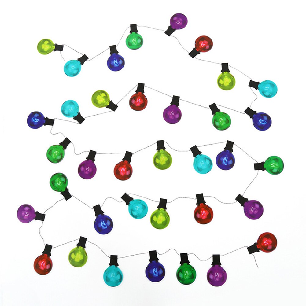 320cm Round/Pointed Light Bulb Garland Hanging Ban... – Vicedeal