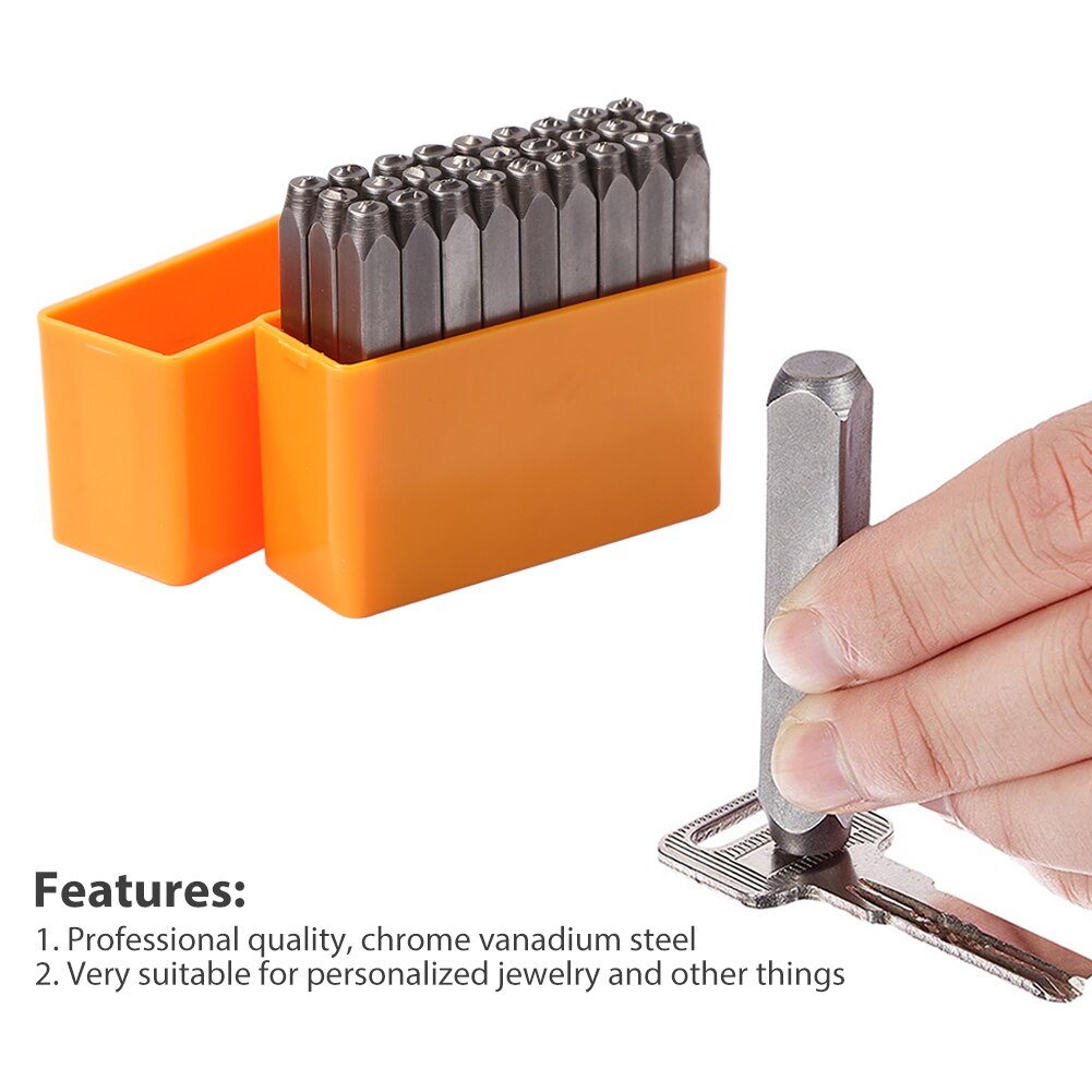 6mm metall stål stempling verktøy små bokstaver az... – Grandado