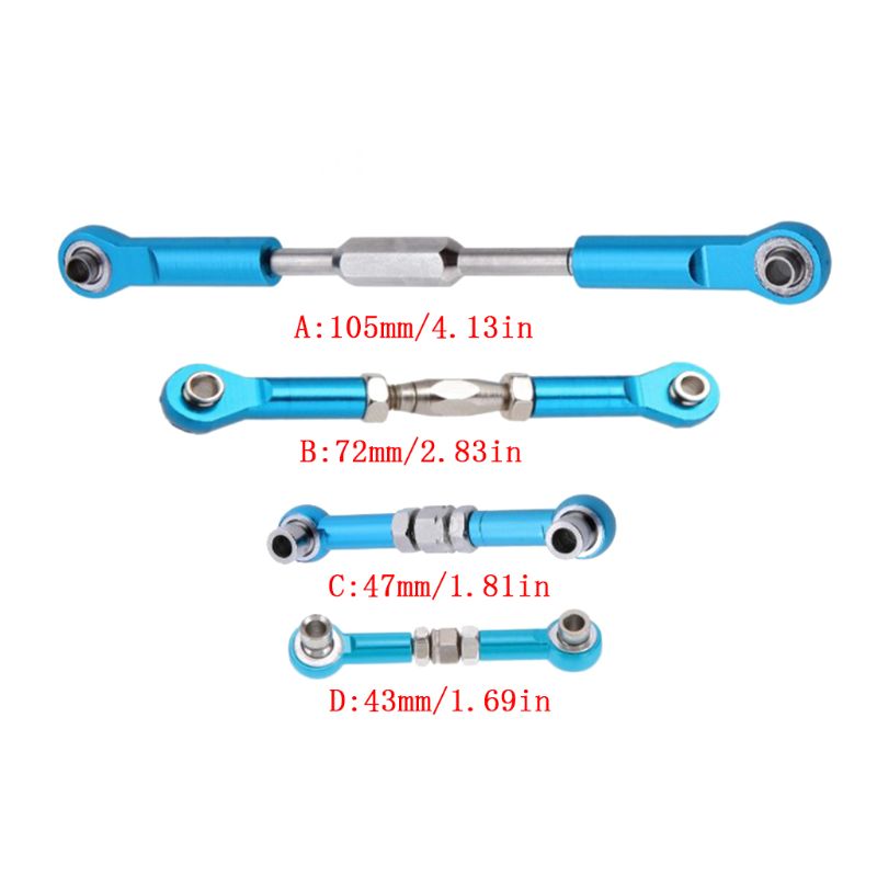 Metal Steering Rod RC Car Linkage Servo Rods Repla... – Vicedeal