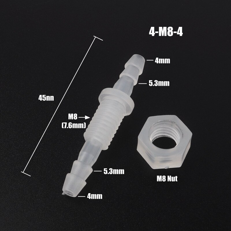 5 st/lot 3 ~ 8mm m6 ~ m10 pp gängade sexkantsmutte... – Vicedeal