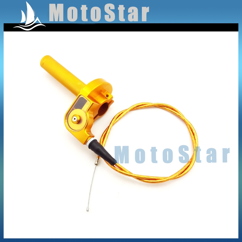 Gold Alloy Twist Throttle + Cable Handle Assembly ... – Vicedeal