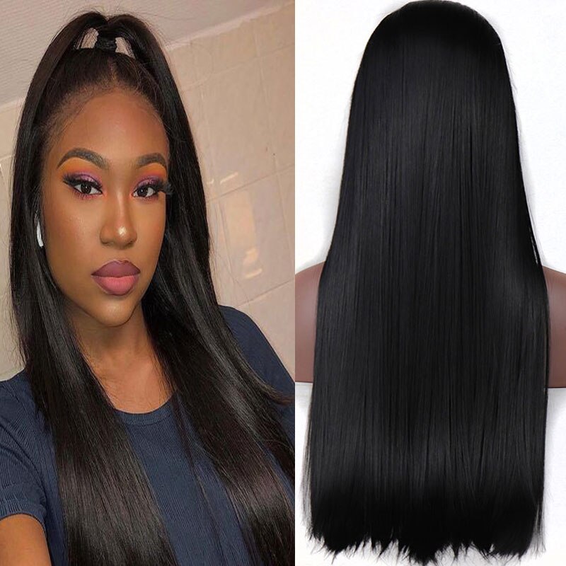 Bombshell Straight Synthetic Hair Lace Front Wig B... – Vicedeal