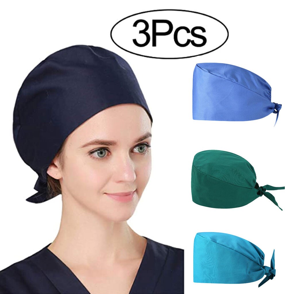 Gorro para enfermera, 3 unidades, gorro resistente... – Grandado