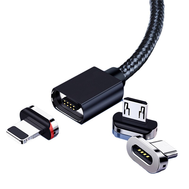 Cable de datos magnéticos tres en uno, cable de ca... – Grandado
