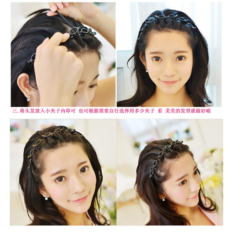 Double Layer Bangs Clip Clamp Bangs Hairstyle Hair... – Vicedeal
