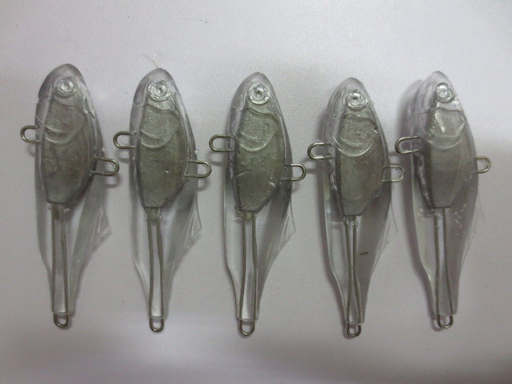10pcs Unpainted Crank bait Fishing Blank Lure Body... – Grandado