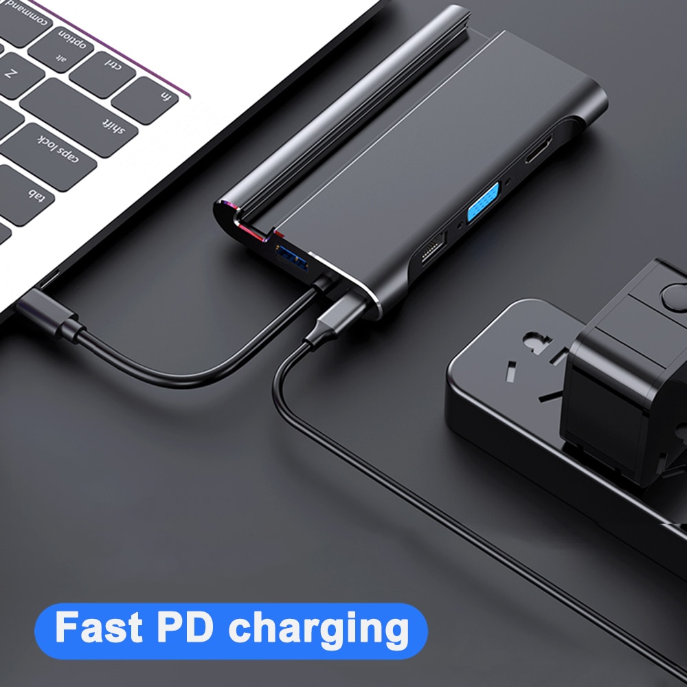 Usb C Laptop Docking Station Thunderbolt 3 Hdmi Vg... – Grandado