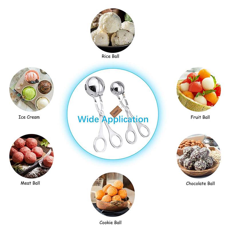 2 teile/satz Frikadelle Maker Fleisch Baller Zange... – Vicedeal