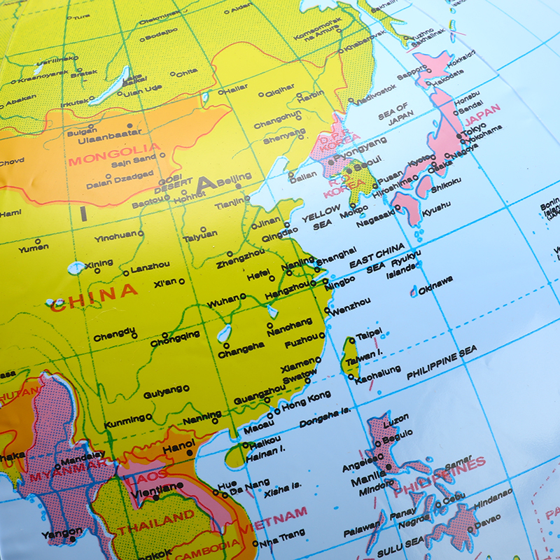 30cm Inflatable Globe World Earth Ocean Map Ball G... – Vicedeal